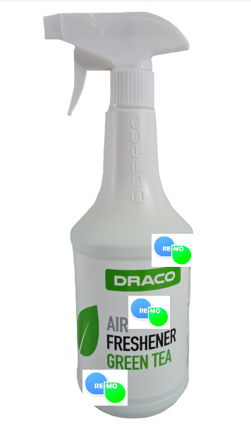 DRACO AIR FRESHENER GREEN TEA 750 ml. - Sklep ze środkami higieny oraz ...